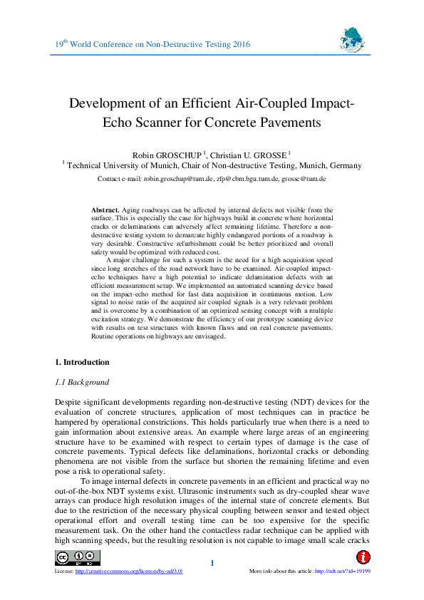 (PDF) Development of an Efficient Air-Coupled Impact-Echo Scanner for ...