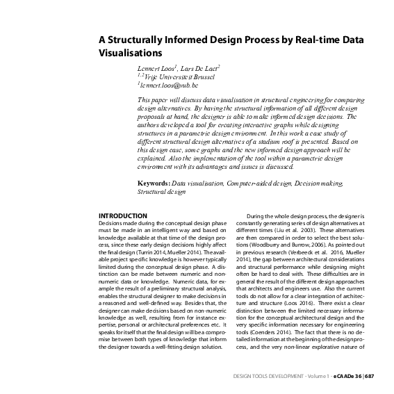 (PDF) A Structurally Informed Design Process by Real-time Data ...