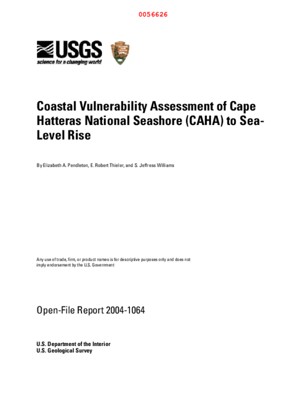 (PDF) Coastal Vulnerability Assessment of Cape Hatteras National ...
