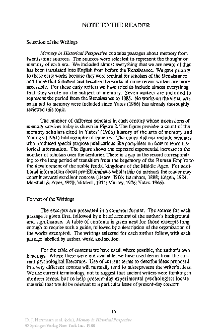 (PDF) Note to the Reader