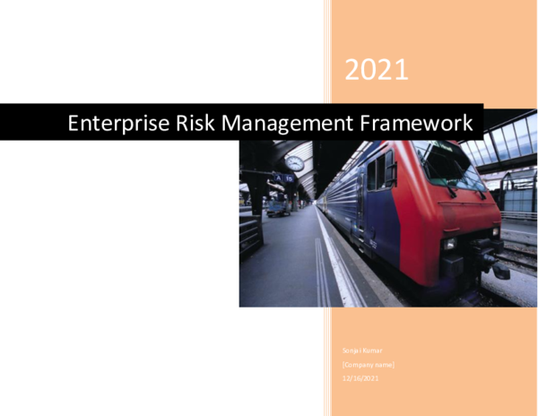 (PDF) ERM framework Flow Chart