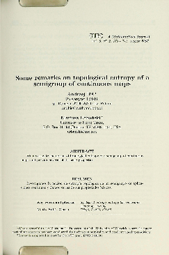 (PDF) Semigroup of Continuous Maps