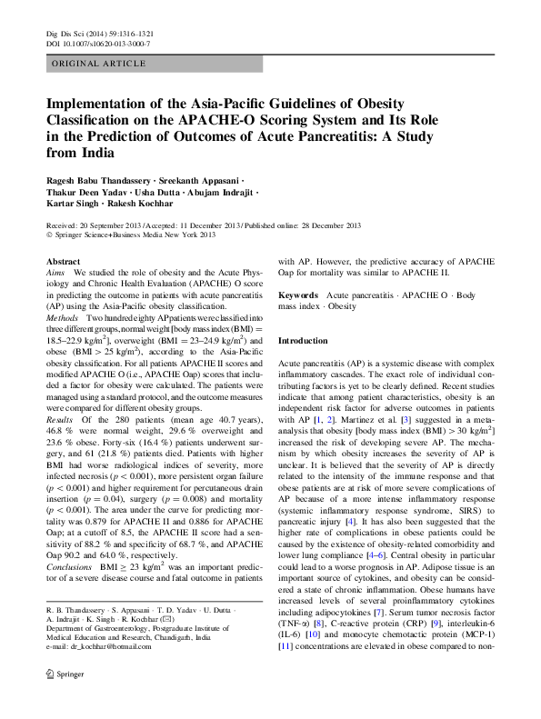 (PDF) Implementation of the Asia-Pacific Guidelines of Obesity ...
