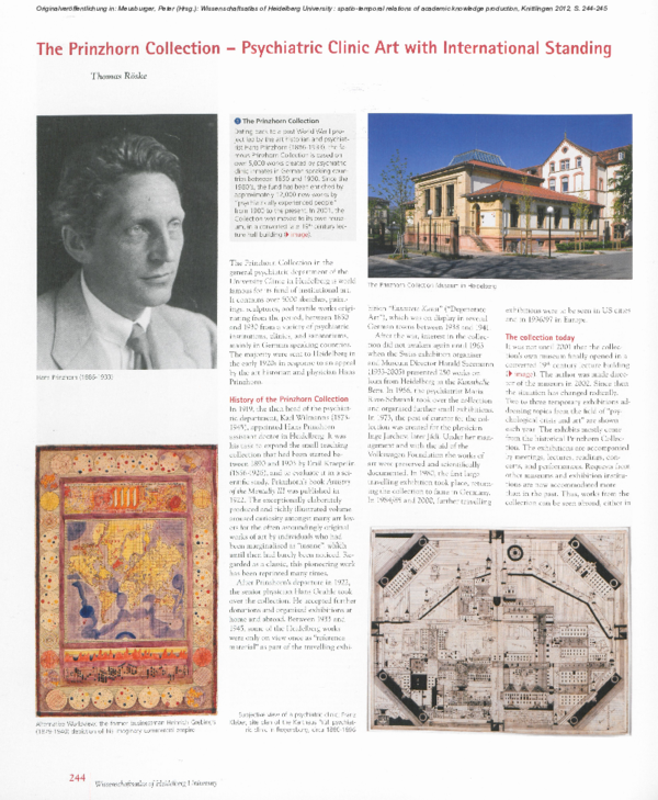 (PDF) The Prinzhorn Collection - psychiatric clinic art with ...