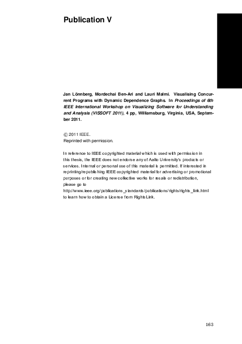 Pdf Visualising Concurrent Programs With Dynamic Dependence Graphs