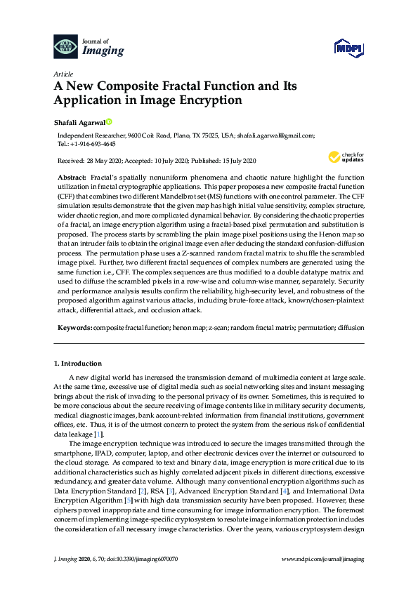 Pdf A New Composite Fractal Function And Its Application In Image