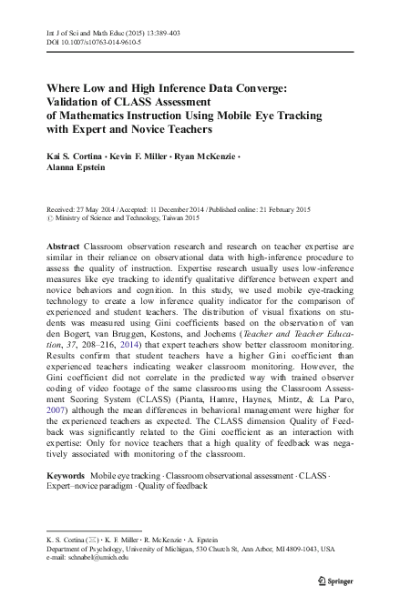 (PDF) Where Low and High Inference Data Converge: Validation of CLASS ...