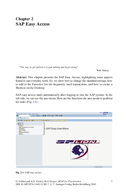 (PDF) SAP Easy Access