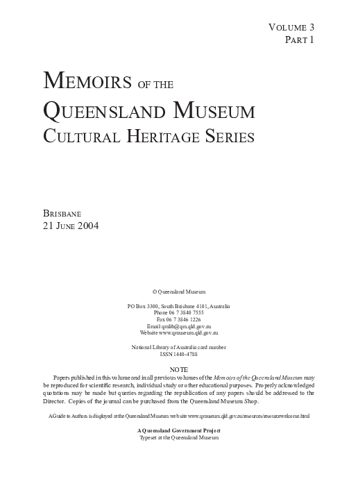 (PDF) The Murray Islands Archaeological Project: Excavations on Mer and ...