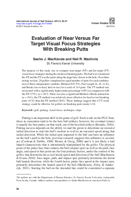 (PDF) Evaluation of Near Versus Far Target Visual Focus Strategies With ...