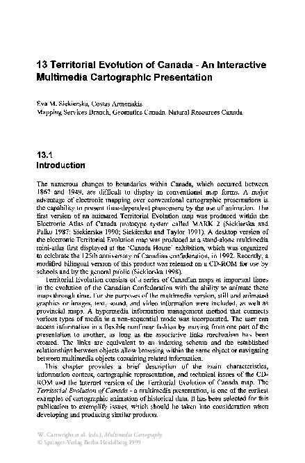 (PDF) Territorial evolution of Canada: an interactive multimedia ...