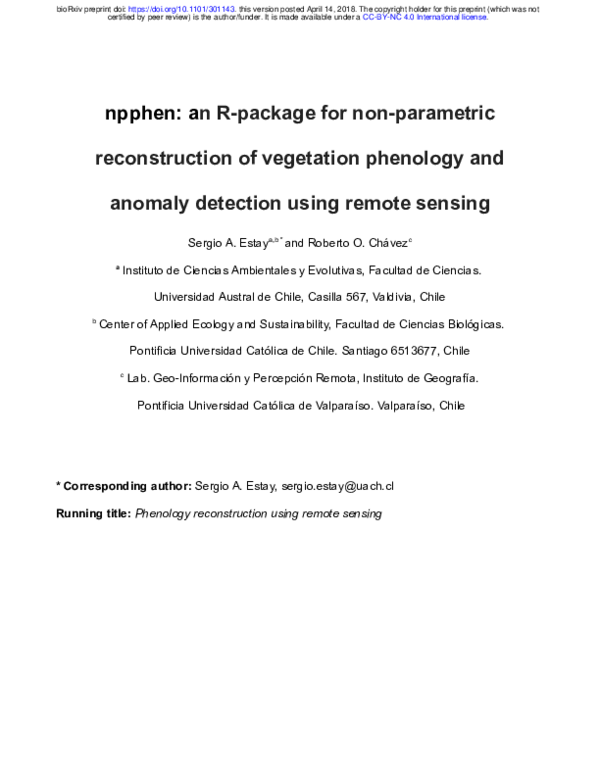(PDF) npphen: an R-package for non-parametric reconstruction of vegetation phenology and anomaly ...