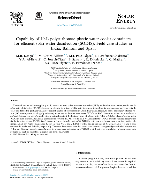 (PDF) Capability of 19-L polycarbonate plastic water cooler containers ...