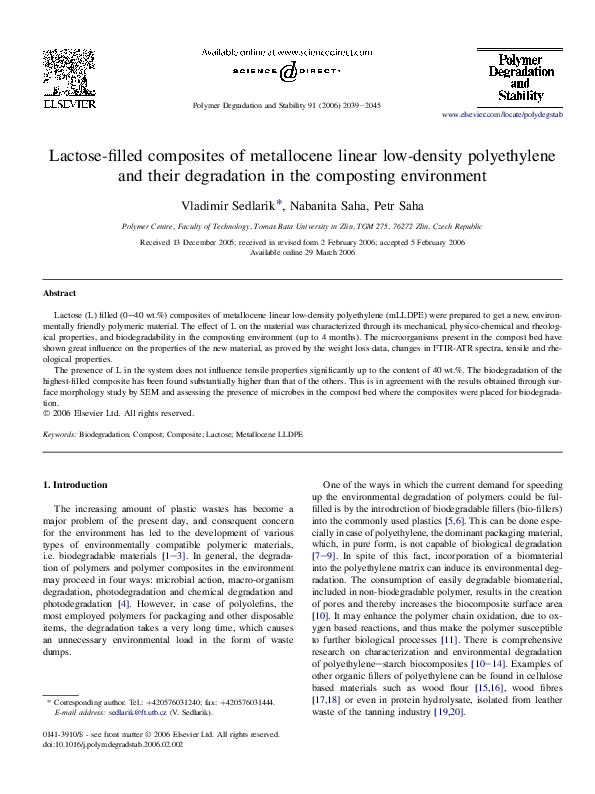 (PDF) Lactose-filled composites of metallocene linear low-density ...
