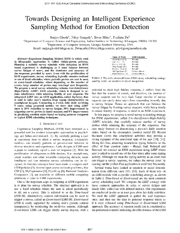 (PDF) Towards designing an intelligent experience sampling method for ...