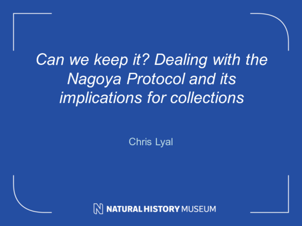 (PDF) Can we keep it? Dealing with the Nagoya Protocol and its ...