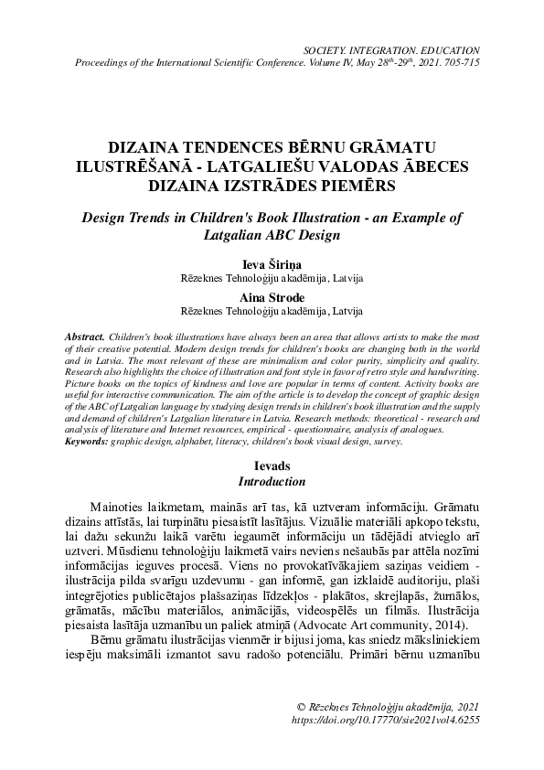 (PDF) Design Trends in Children's Book Illustration - an Example of ...