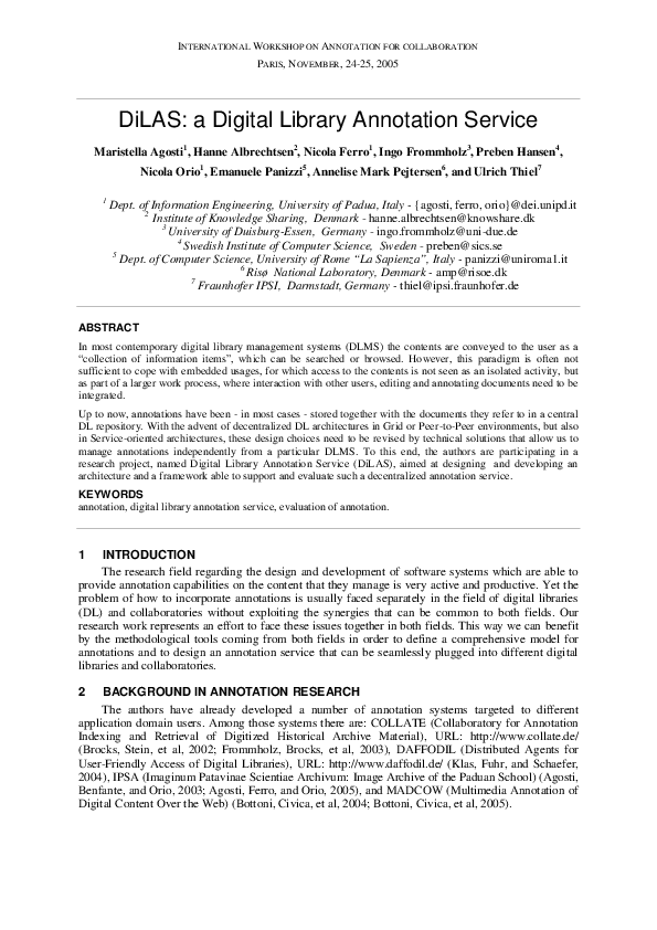 (PDF) COLLATE Ensuring scientific collaboration with other experts in ...