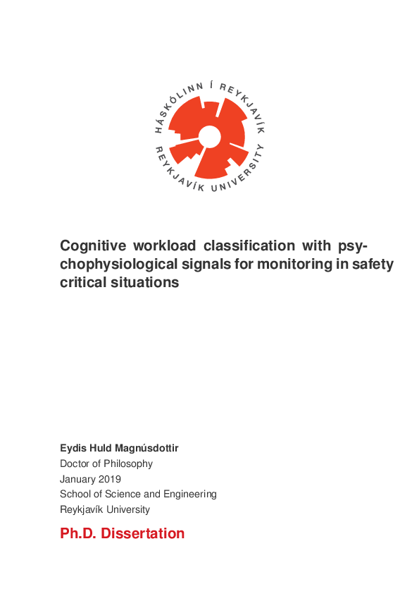 (PDF) Cognitive workload classification with psychophysiological ...