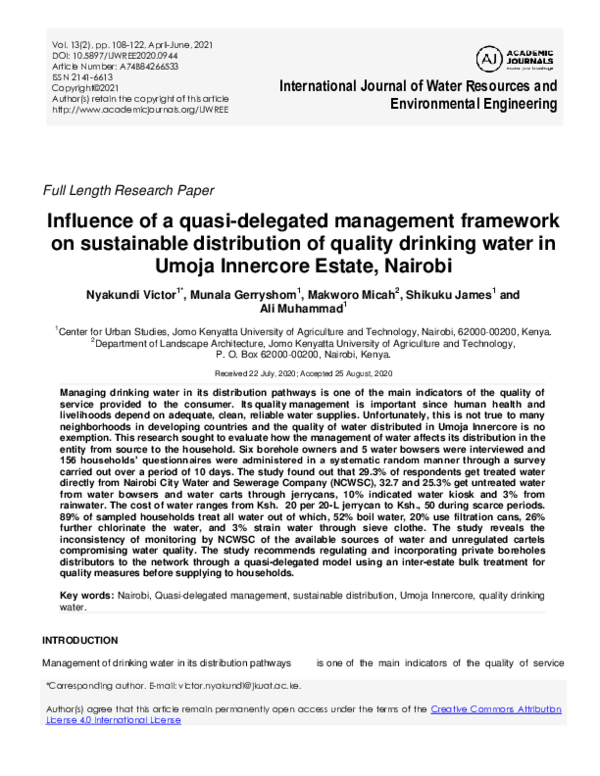 (PDF) Influence of a quasi-delegated management framework on ...