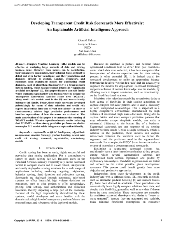 (PDF) Developing Transparent Credit Risk Scorecards More Effectively ...