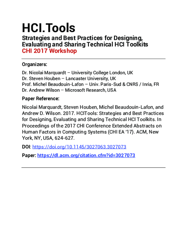 (PDF) Tools Strategies and Best Practices for Designing , Evaluating ...