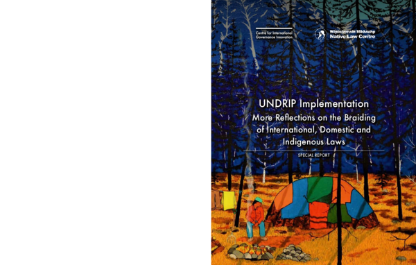 (PDF) UNDRIP Implementation: More Reflections on the Braiding of ...