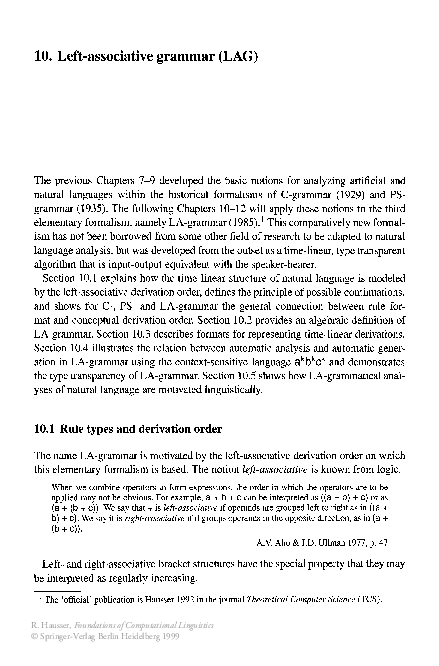 (PDF) Left-associative grammar (LAG)