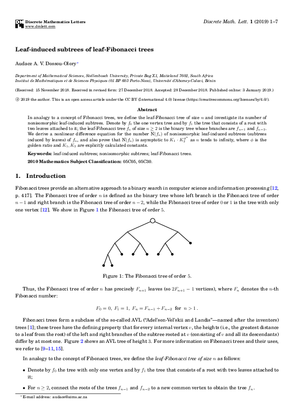 (PDF) Leaf-induced subtrees of leaf-Fibonacci trees