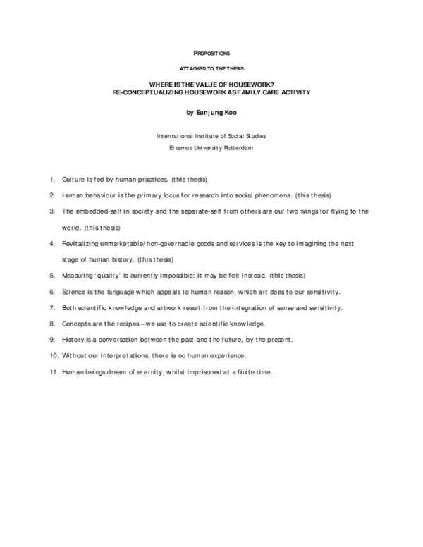 (PDF) Where is the value of housework?" : re-conceptualizing housework ...