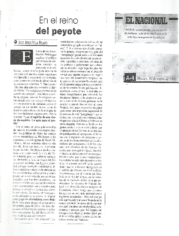 (PDF) EN EL REINO DEL PEYOTE. Por José Jesús Villa pelayo