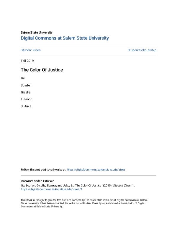 (PDF) The Color of Justice