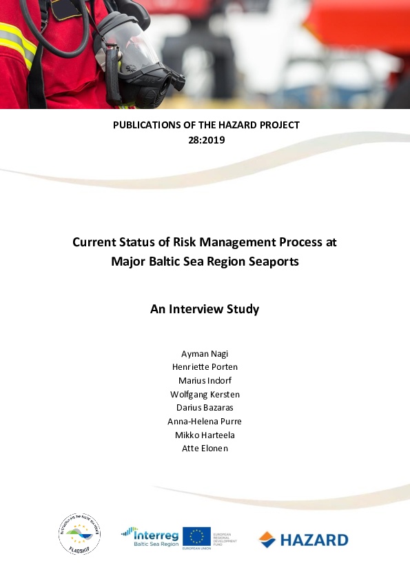 (PDF) Current Status of Risk Management Process at Major Baltic Sea ...