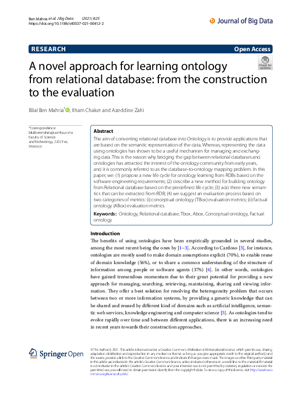 (PDF) A novel approach for learning Ontology from Relational Database ...