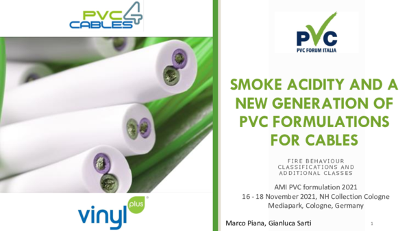 (PDF) SMOKE ACIDITY AND A NEW GENERATION OF PVC FORMULATIONS FOR CABLES
