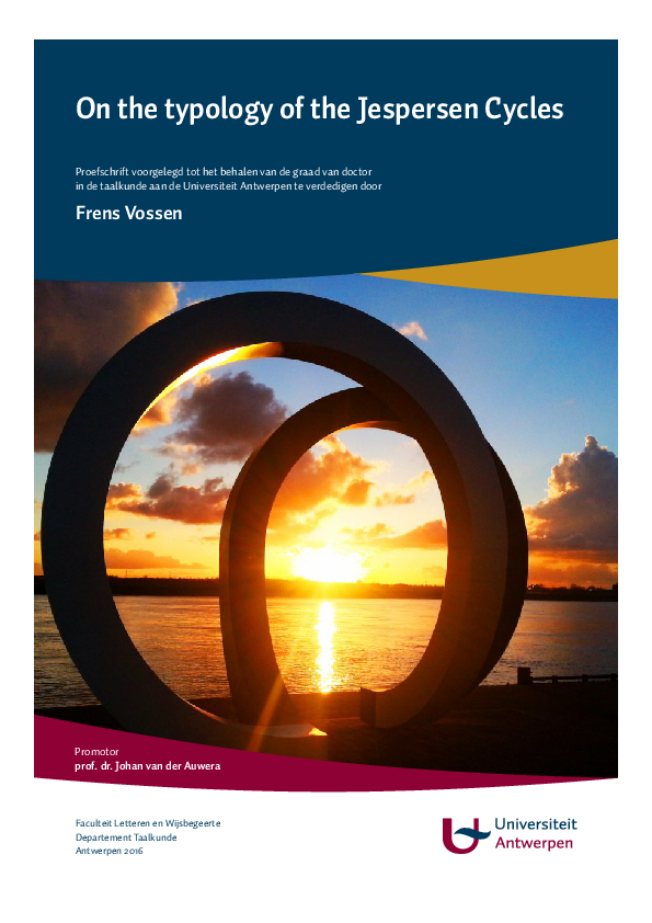 (PDF) On the typology of the Jespersen cycles