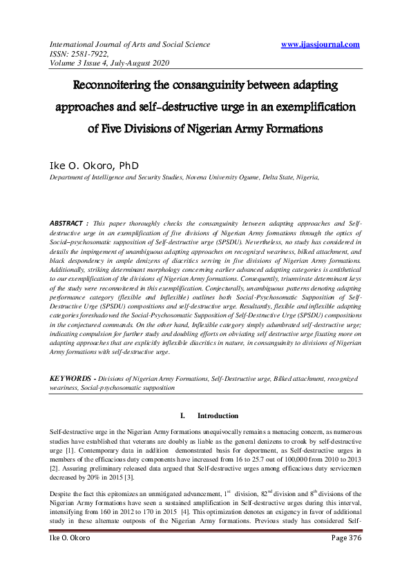 (PDF) Reconnoitering the consanguinity between adapting approaches and ...