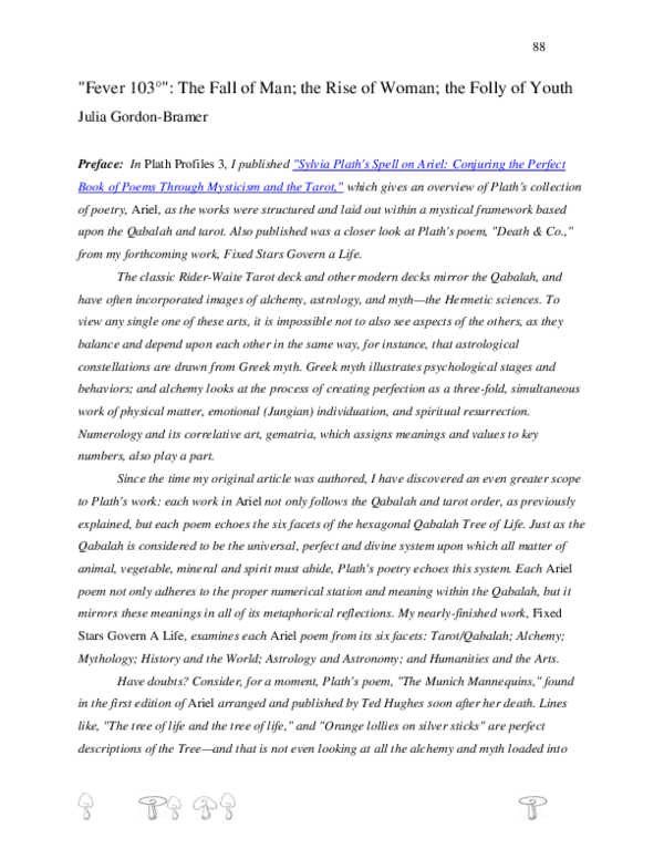 (PDF) Fever 103°": The Fall of Man; the Rise of Woman; the Folly of Youth