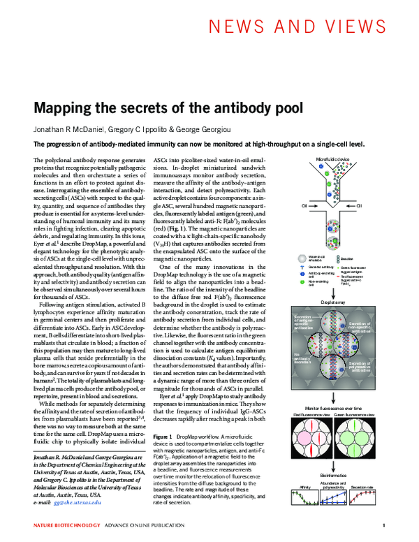 (PDF) Mapping the secrets of the antibody pool
