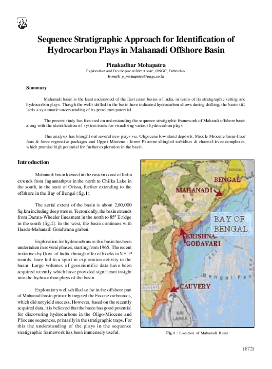 (PDF) Sequence Stratigraphic Approach for Identification of Hydrocarbon ...