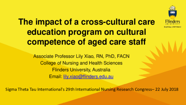 (PDF) The Impact of a Cross-Cultural Care Education Program on Cultural ...