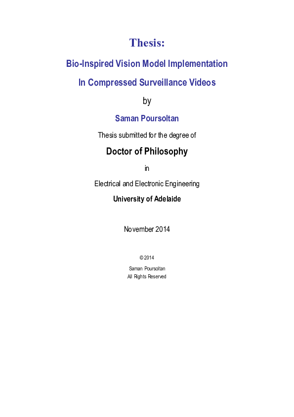(PDF) Bio-inspired vision model implementation in compressed ...
