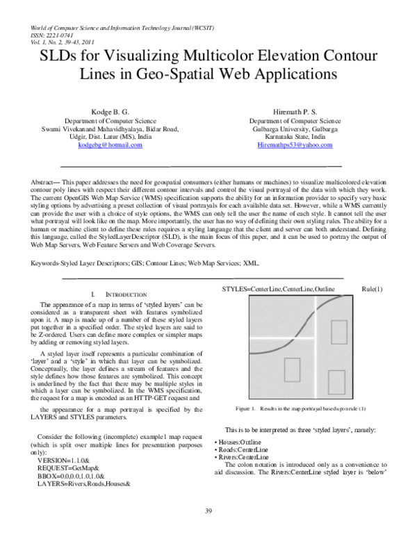 (PDF) SLDs for Visualizing Multicolor Elevation Contour Lines in Geo ...