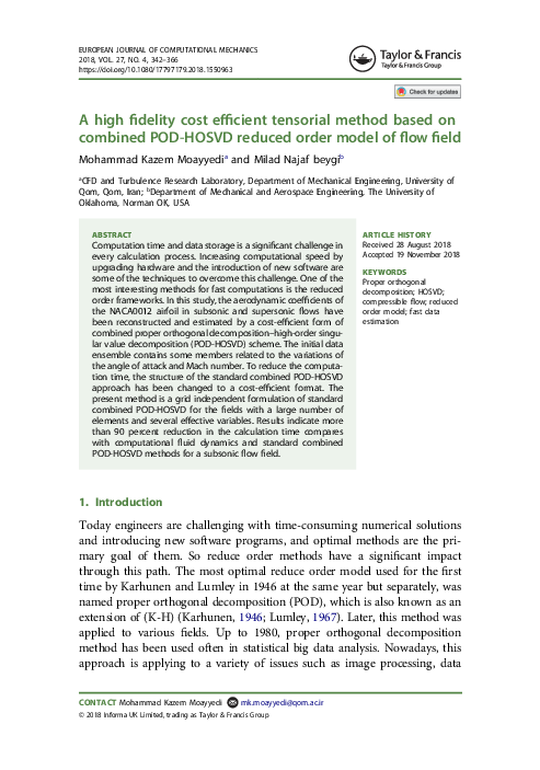 (PDF) A high fidelity cost efficient tensorial method based on combined POD-HOSVD reduced order ...