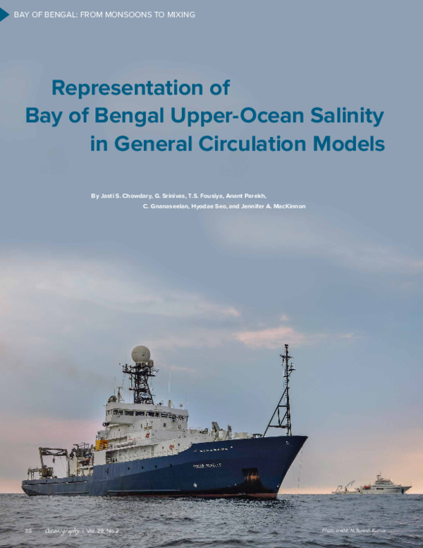 (PDF) Representation of Bay of Bengal Upper-Ocean Salinity in General ...