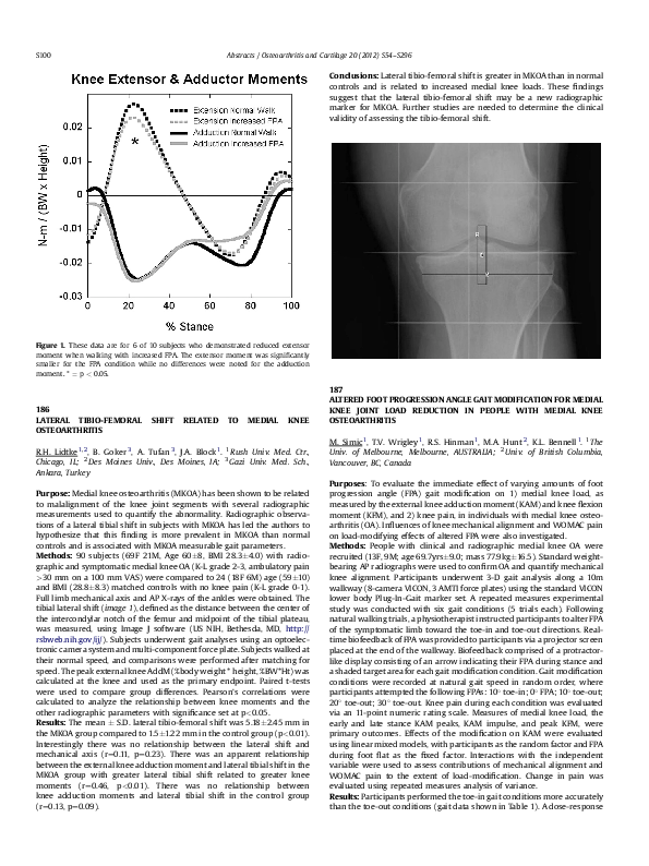 (PDF) Altered foot progression angle gait modification for medial knee ...
