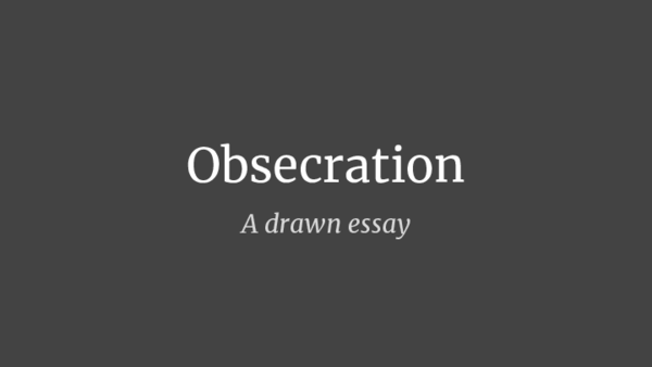 (PDF) Obsecration: A Drawn Essay