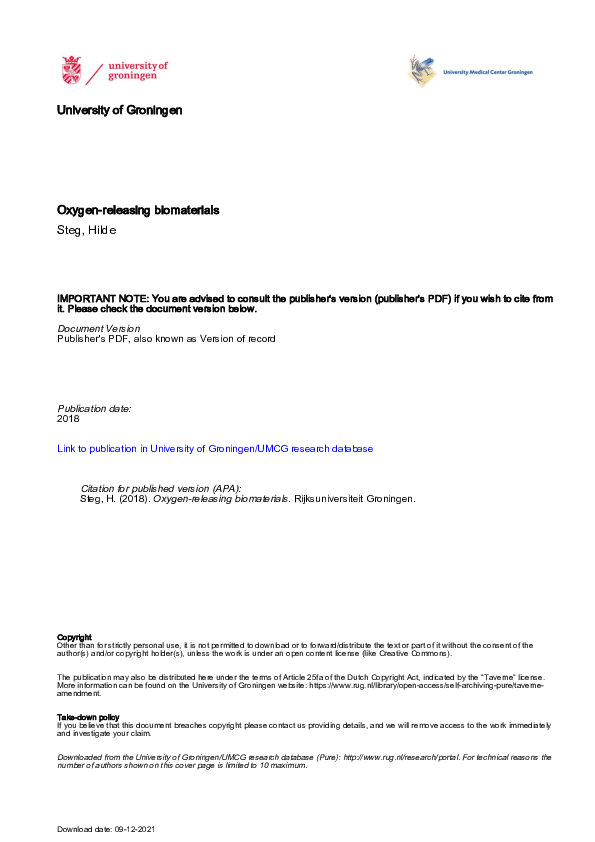 (PDF) Oxygen-releasing biomaterials