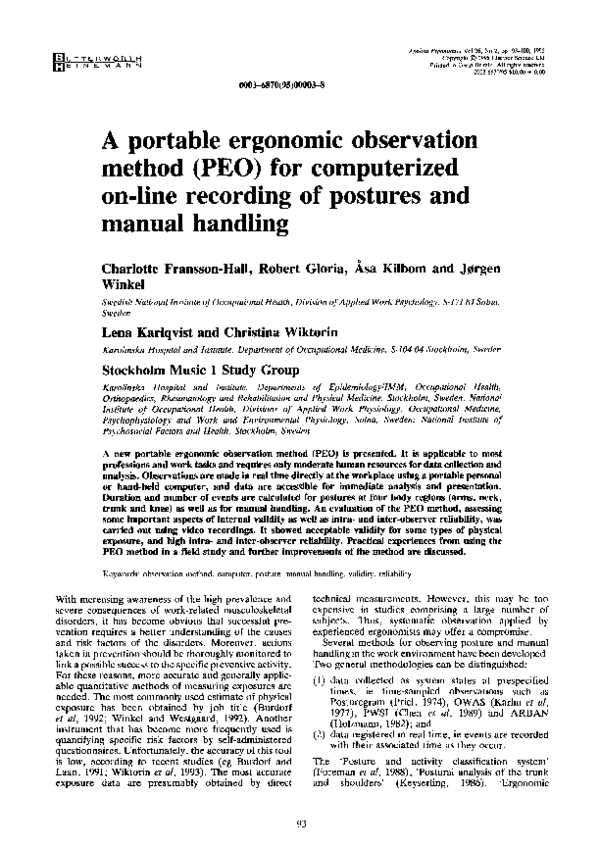 (PDF) A portable ergonomic observation method (PEO) for computerized on ...