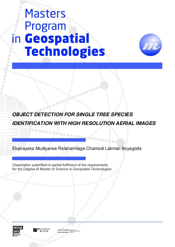 (PDF) Object detection for single tree species identification with high ...